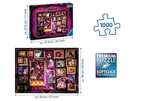Ravensburger Disney Villainous: Dr.Facilier 1000 Piece Jigsaw Puzzle for Adults - 16523 - Every Piece is Unique, Softclick Technology Means Pieces Fit Together Perfectly