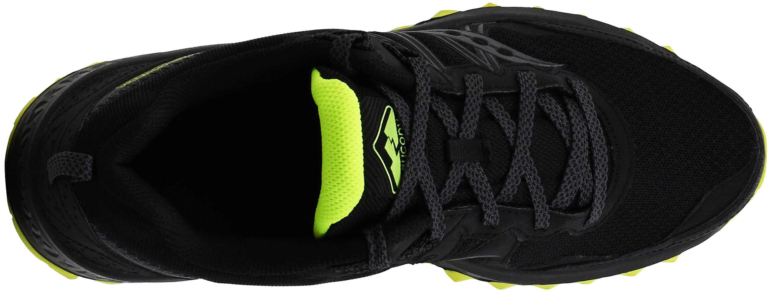 Saucony Men's Excursion Tr14 Black/Slime Trail Running Shoe 10.5 M US