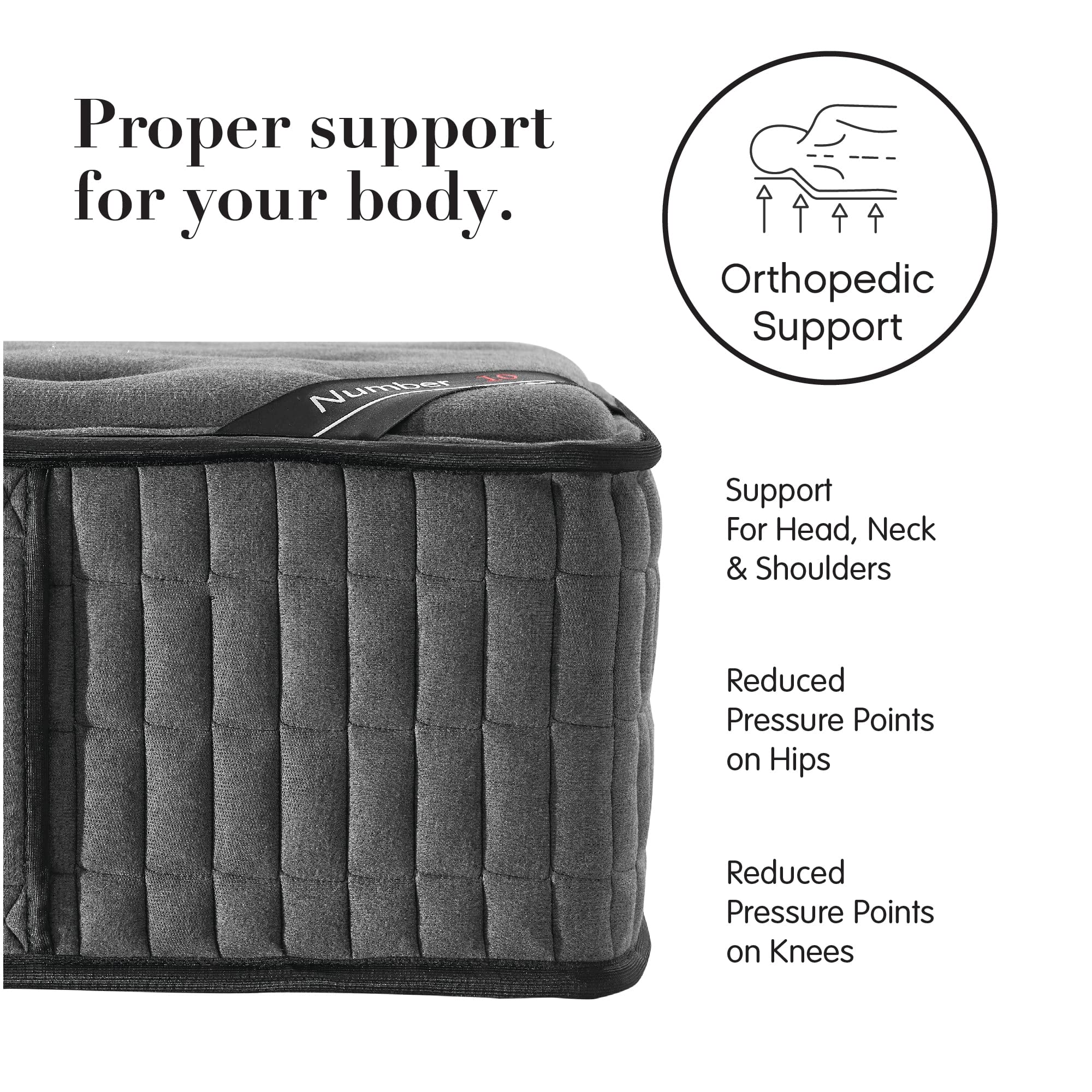 Savile Row Hybrid Euro Top 14.5 Inch Mattress, Twin XL