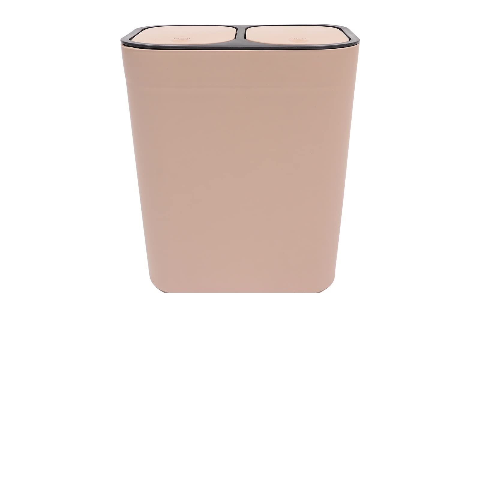 TBMAKE Wastebaskets Trash Can Bin Garbage Dual Container Kitchen Waste Rubbish Recycling Basket Small Cans Recyclepaper Classified Storage Office (Color : Pink)