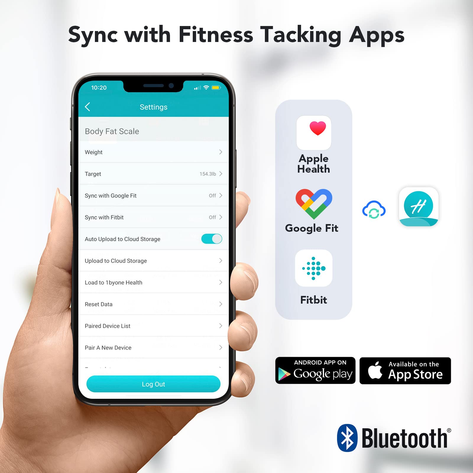 Scales Digital Weight, Scales for Body Weight and Body Fat, Smart Bathroom Scale with APP, Wireless Weight Scale Through Bluetooth, Accurate Scale for People