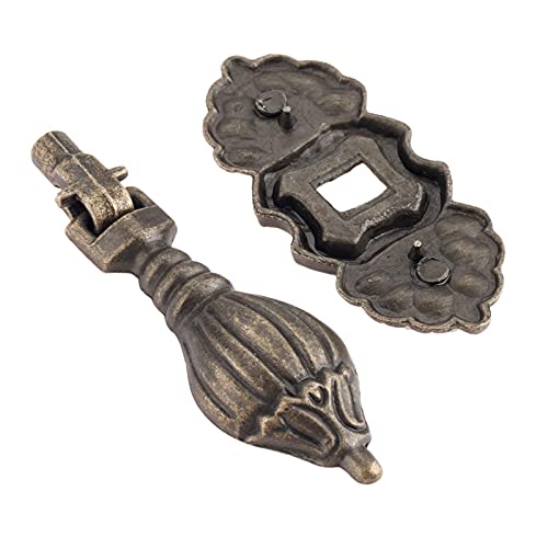 UNCRON Cabinet Handles,Drawer Handles,Dresser knobs,Hanging Pulls Alloy Kitchen Knobs Drawer Cabinet Door Elephant Handle Vintage Furniture Wooden Box Case Cupboard Pull Handles 65 * 57mm