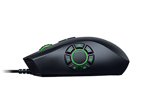 Razer Naga Hex V2: 7 Button Thumb Grid - 16,000 Adjustable DPI - New Ergonomic Form Factor - MOBA Gaming Mouse