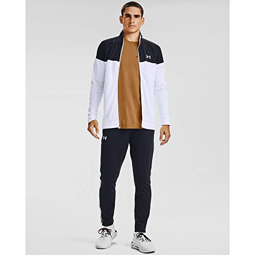 Under Armour Men's Sportstyle Pique Jacket , Black (006)/White , XX-Large Tall