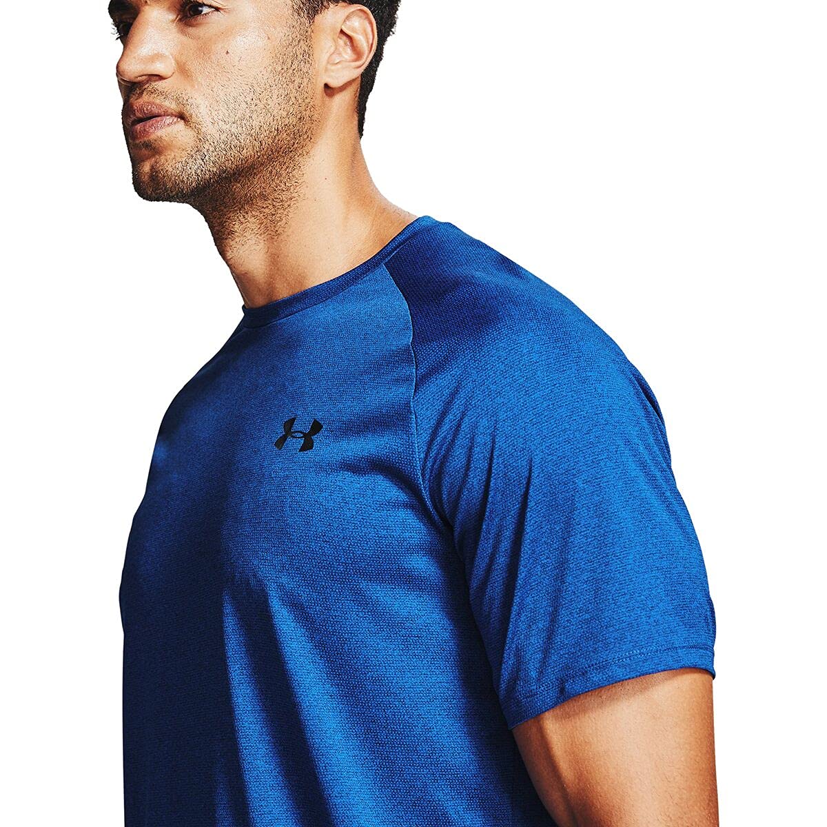 Under Armour Men's Tech 2.0 Novelty Short-Sleeve T-Shirt , Royal (400)/Black , Large