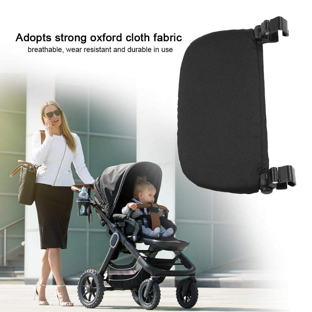 ViaGasaFamido Baby Stroller Accessories, Baby Stroller 14cm Extension Footrest for Yoya VOVO Pushchair Foot Support Accessory(Black)