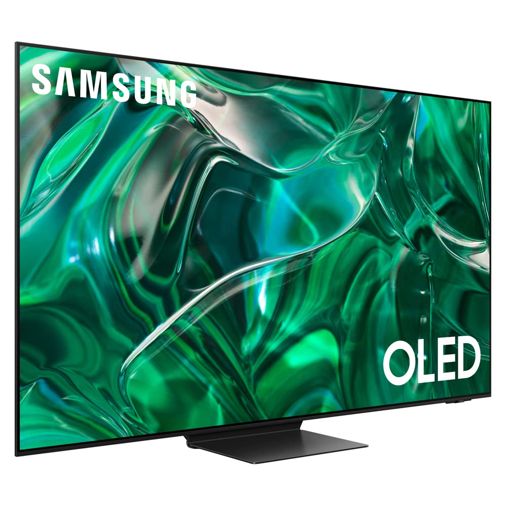 SAMSUNG QN65S95CAFXZA 65 inch HDR Quantum Dot OLED Smart TV 2023 Bundle 11.1.4 ch. Wireless Dolby Atmos HW-Q990C Soundbar and Rear Speakers