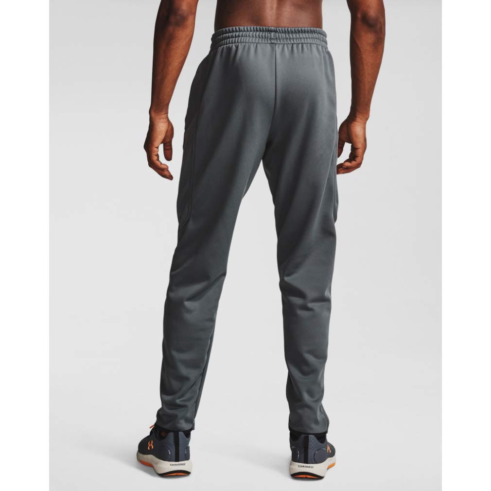 Under Armour Mens Armour Fleece Pants , Pitch Gray (012)/Black , Medium