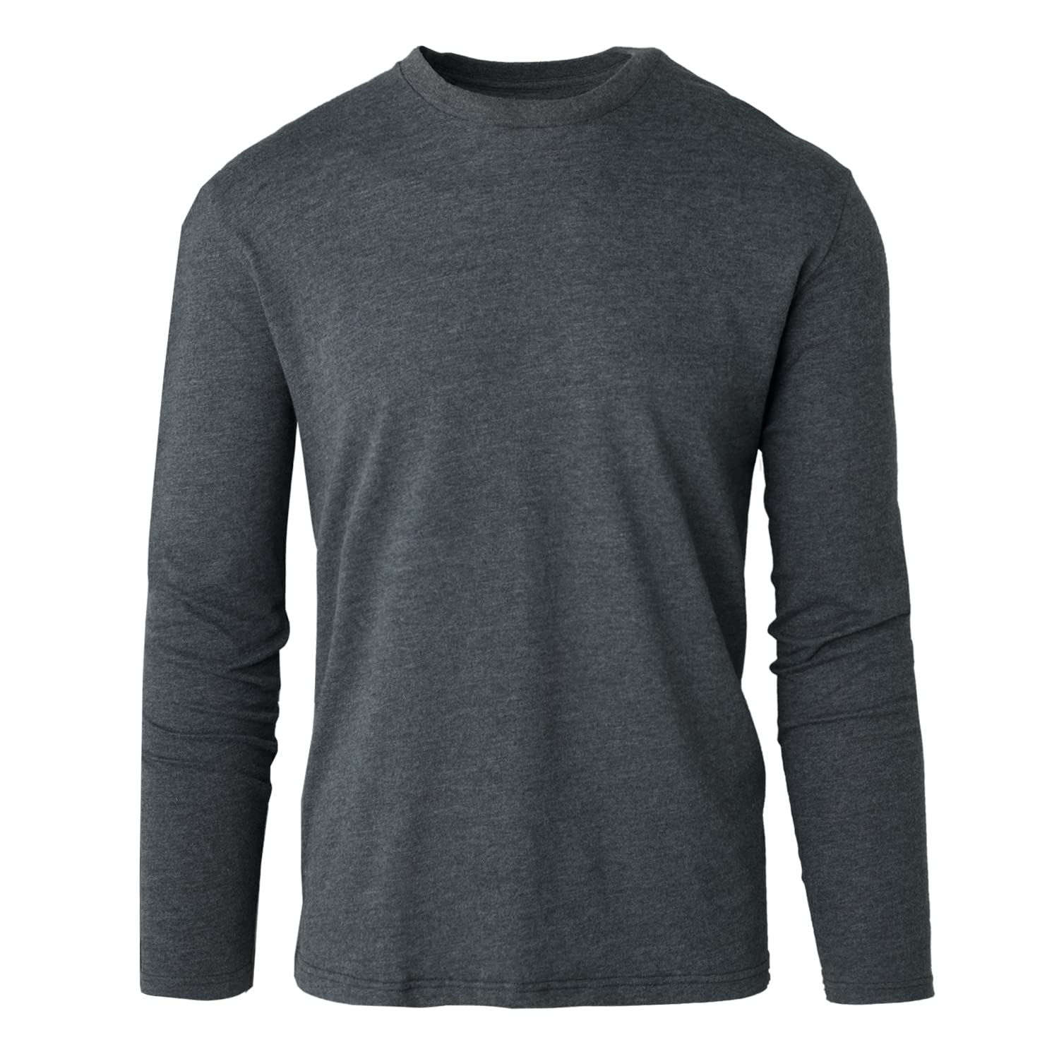 True Classic Long Sleeve Shirts for Men, Premium Fitted Crew Neck T-Shirts and Gifts for Men. Black
