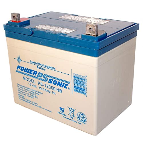 Power Sonic 12V 35Ah U1 AGM Solar Battery Also Replaces 33Ah, 34Ah, 36Ah