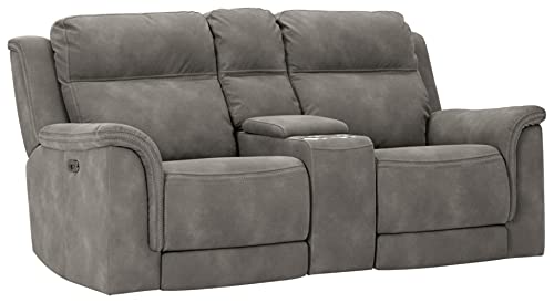 Signature Design by Ashley Next-Gen DuraPella Sofas (Slate) and Love Seats (Slate) Bundle