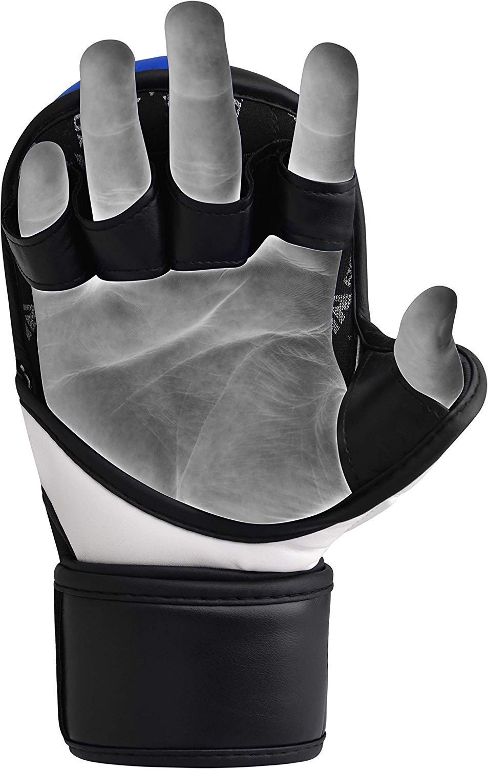 RDX MMA Gloves for Martial Arts Training and Sparring, Mitts for Grappling, Kickboxing, Muay Thai, Punching Bag & Cage Fighting Men Women Home Gym Use
