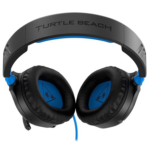 Turtle Beach Recon 70 Multiplatform Gaming Headset for PS5, PS4, Xbox Series X|S, Nintendo Switch, PC, Mobile w/ 3.5mm Wired Connection - Flip-to-Mute Mic, 40mm Speakers, Lightweight Design – Black