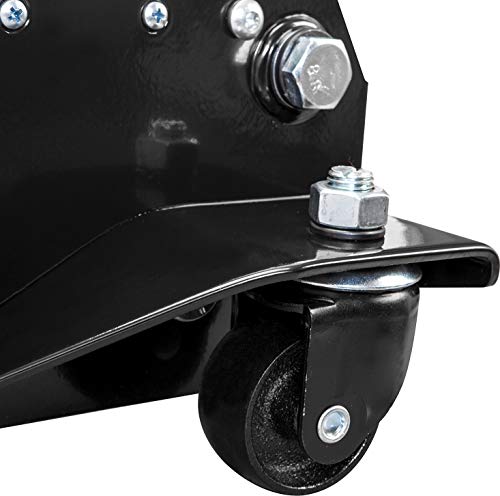 Torin AT84007NB Hydraulic Low Profile Service/Floor Jack with Dual Piston Quick Lift Pump, 4 Ton (8,000 lb) Capacity, Black