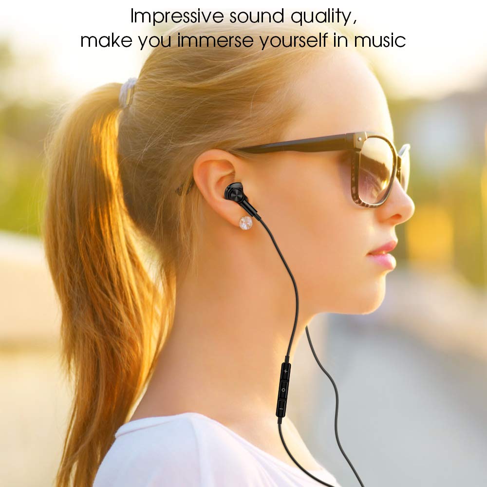 USB C Headphone Wired Earbuds for Samsung S22 Ultra S21 FE, Magnetic Stereo Earphone HiFi Digital DAC USB Type C Earphones with Mic for Google Pixel 6 Pro OnePlus 10 Pro 10T 9 8T Galaxy S22+ Note 20