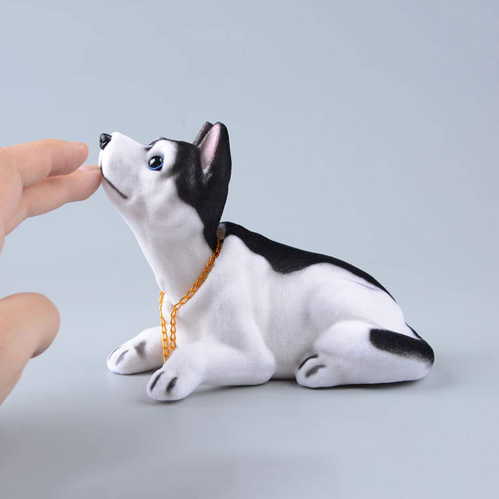Wakauto Bobblehead Dolls Shaking Head Dog Desktop Ornament Gift for Home Shop Car Dashboard Decor