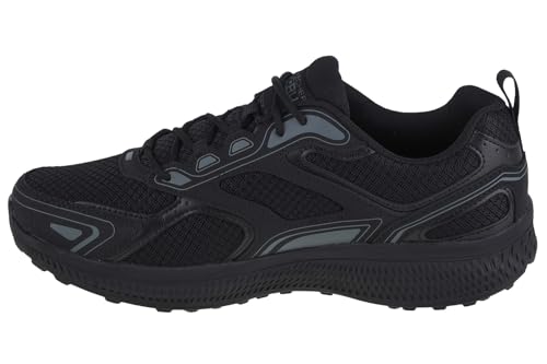 Skechers Men's Gorun Consistent-Athletic Workout Running Walking Shoe Sneaker with Air Cooled Foam, Black/Charcoal, 14 X-Wide