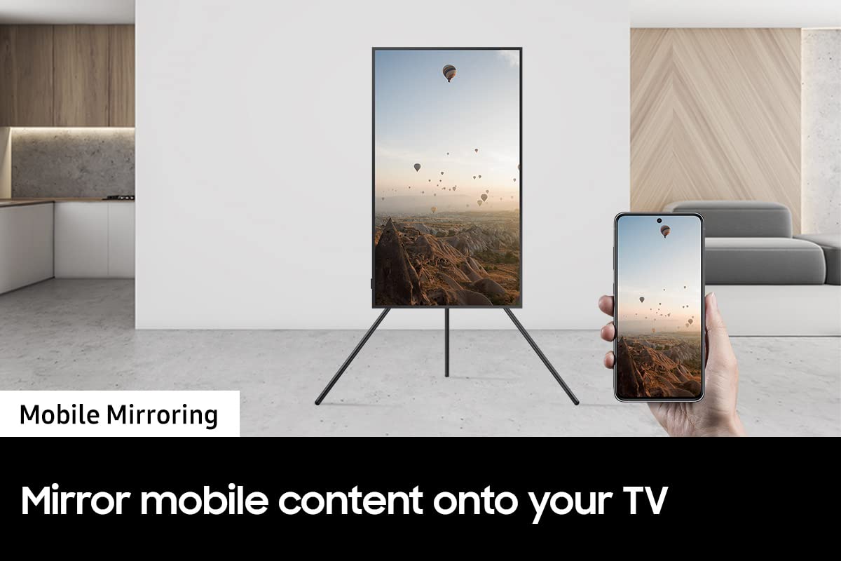 SAMSUNG Auto Rotating TV Stand, 200x200 VESA Compatible, Fits 43”- 55” Televisions, Compatible with The Frame, QN90B and QN85B Series,VG-ARAB22STDZA, 2022