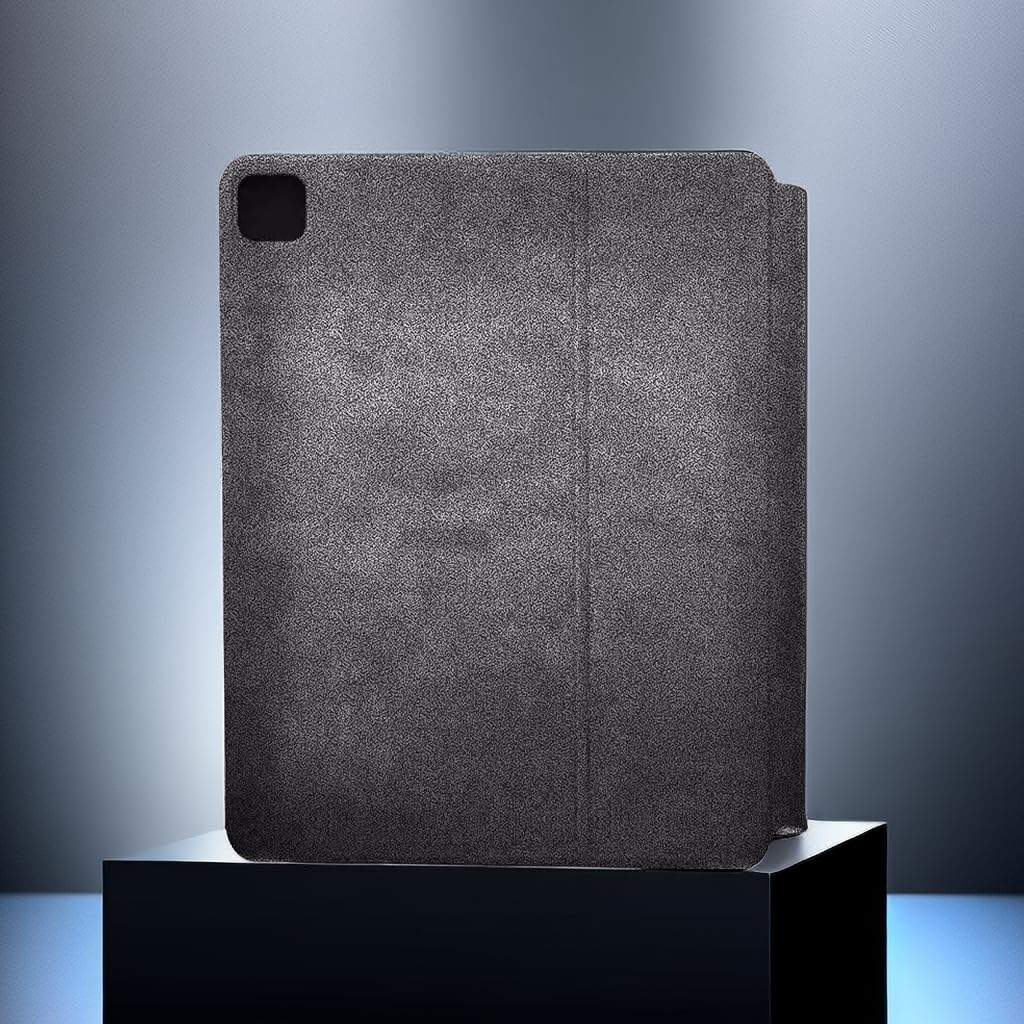 TYXDKJ Alcantara Case for iPad,Double-sided Handmade, Compatible with 11 inch iPad Pro 1/2/3 and 10.9 iPad Air,Equipped with Wireless Keyboard(Black)