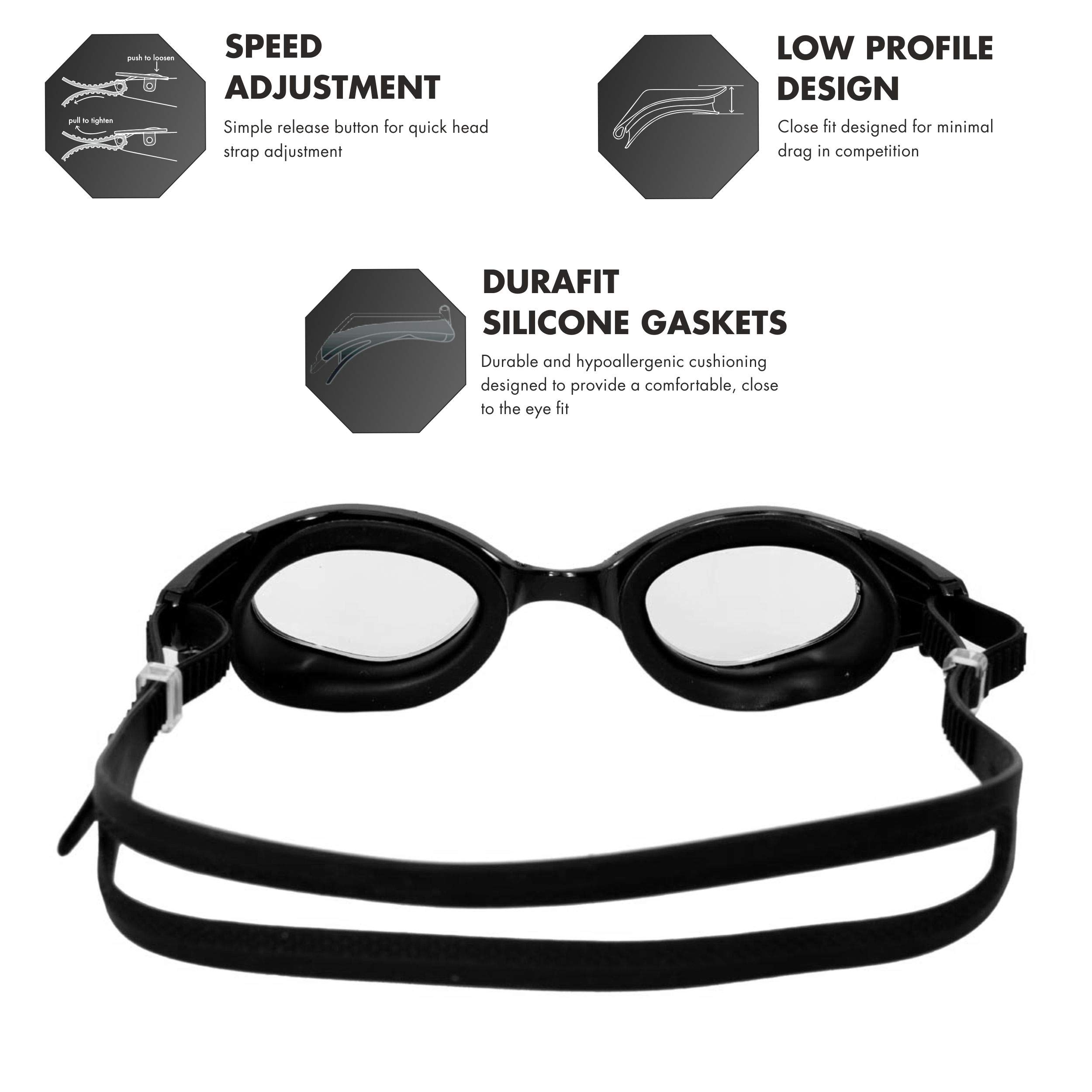 TYR Special Ops 3.0 Non-Polarized Adult Fit, Smoke/Black/Black