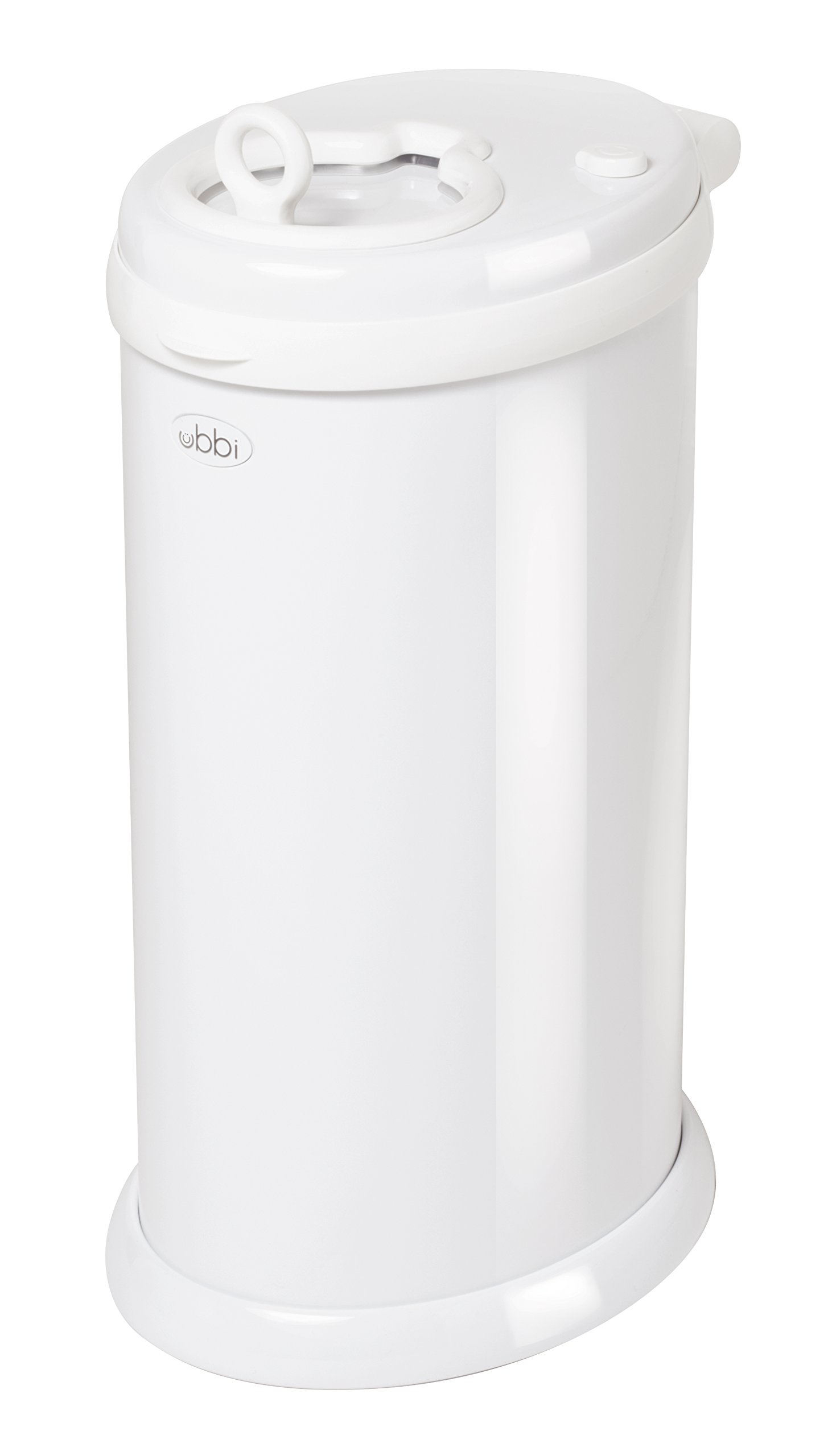 Ubbi Steel Diaper Pail and OXO Tot Perfect Pull Wipes Dispenser - Gray