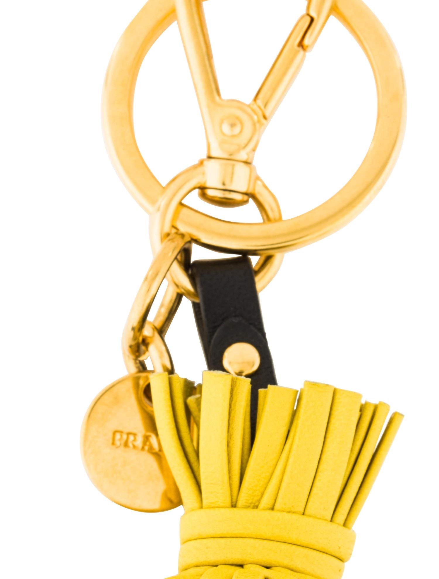 Prada Trick Pelle Felce Green Dress Jasmine Doll Keyring 1TL171