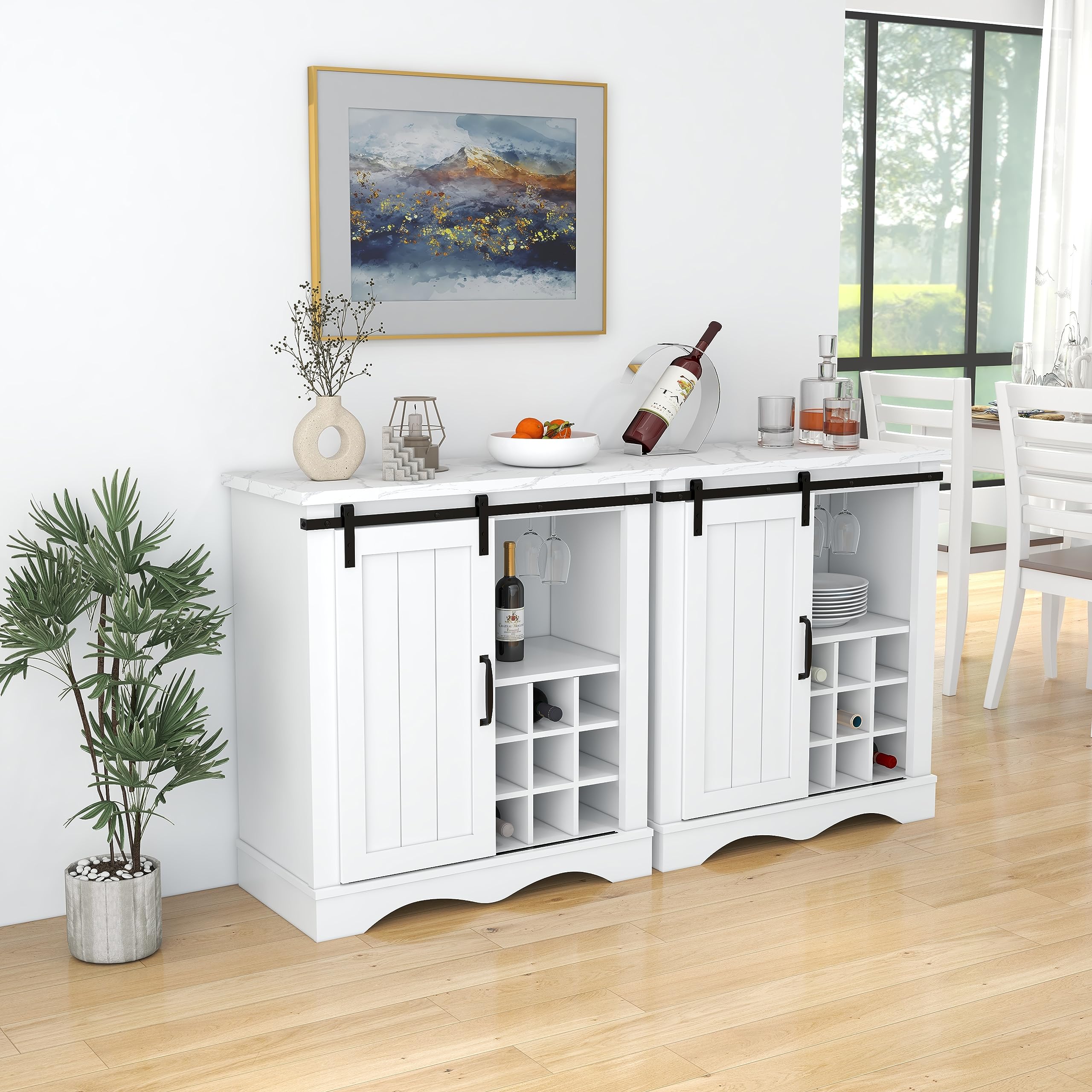 scolyk Wine Bar Cabinet with Storage Coffee Bar Cabinet Wine Cabinet Buffet Cabinet Liquor Cabinet Bar for Home Mini Bar Buffets & Sideboards Coffee Bar Table