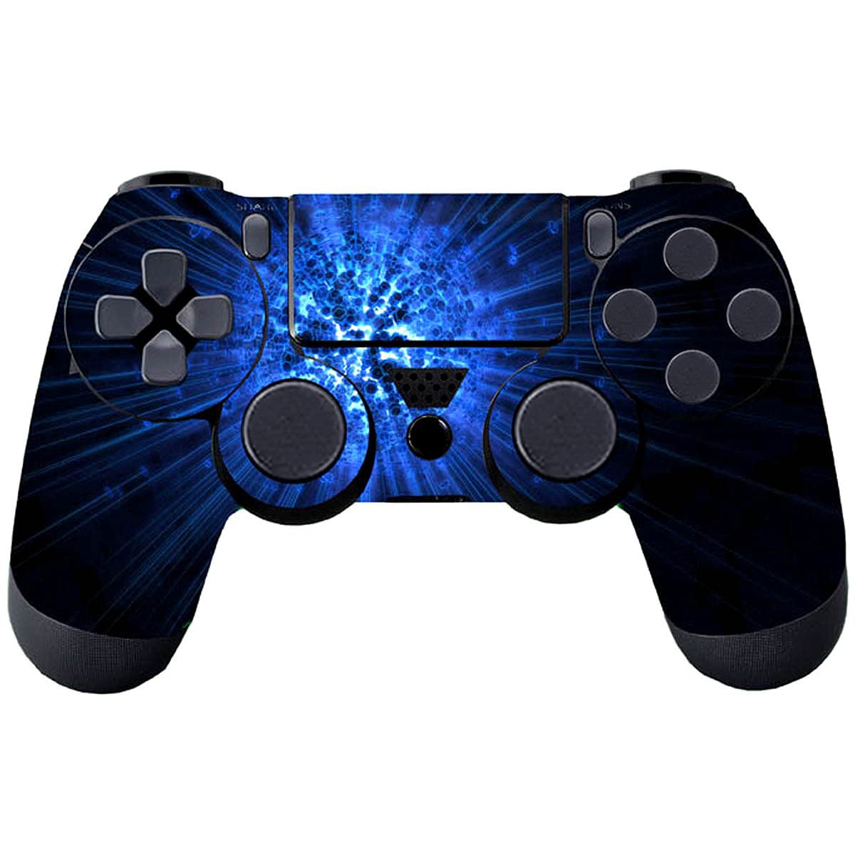 SubClap 4 Packs PS4 Controller Skin, Vinyl Decal Sticker Cover for Playstation 4 Wireless Controller (Shing Blue)