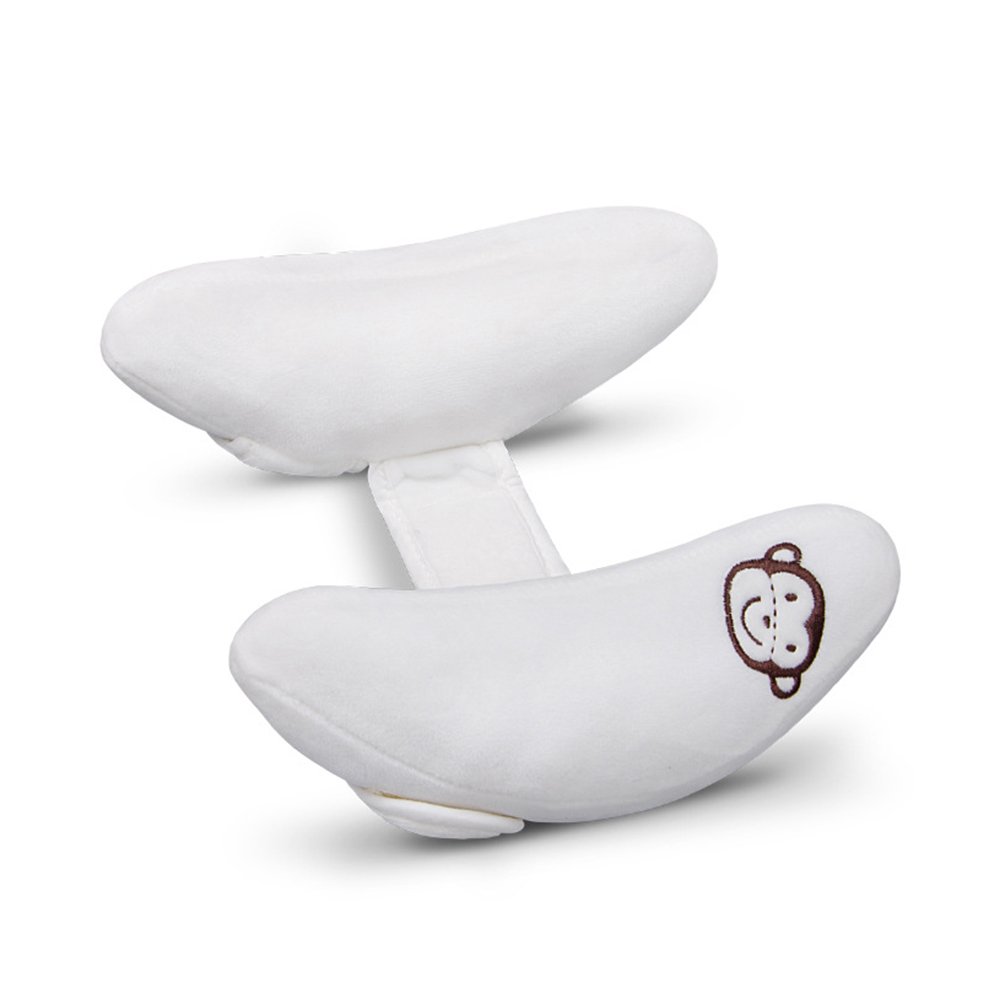 U-Shape Stroller Head Neck Support for Newborn Baby Infant Toddler Adjustable Neck Relief Pillow Cushion Lovely Banana Shape Design
