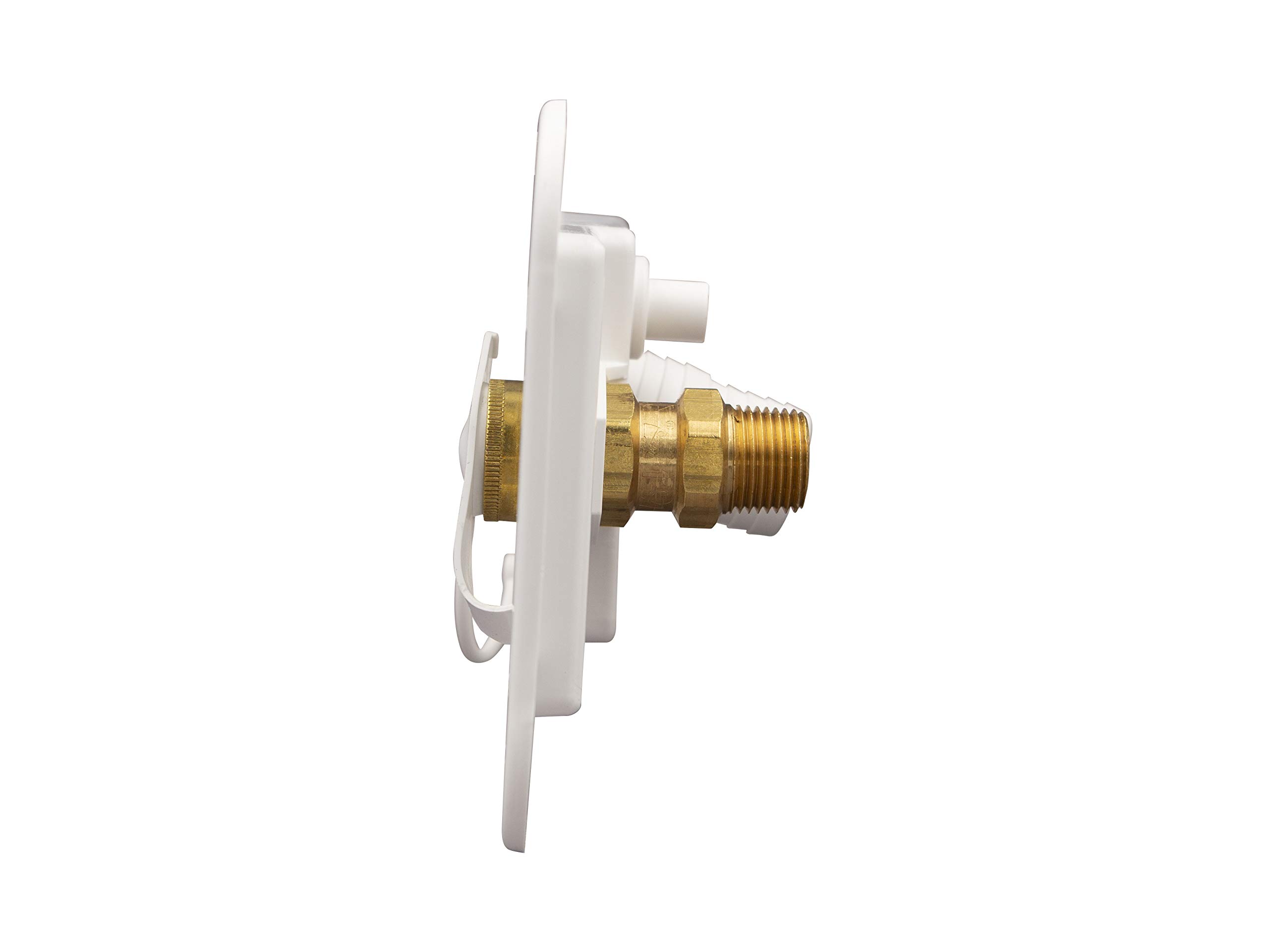 THETFORD RV Camper City/Gravity Water Hatch with Brass Check Valve Polar White PN 94224