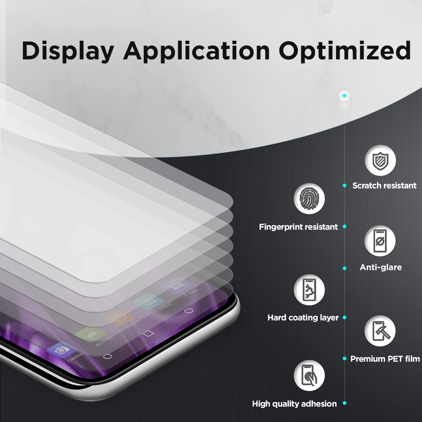 SIELO γ2PACK Matte Screen Protector for iPhone 13 Pro, Shatterproof Paperfeel Film, Anti Glare & Anti Fingerprint & Anti Bluelight, 9H Hardness, Case Friendly Bubble Free for iPhone 13 Pro 6.1-Inch