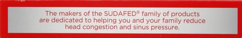 Sudafed PE Head Congestion + Flu Severe Decongestant Tablets for Adults, 24 ct