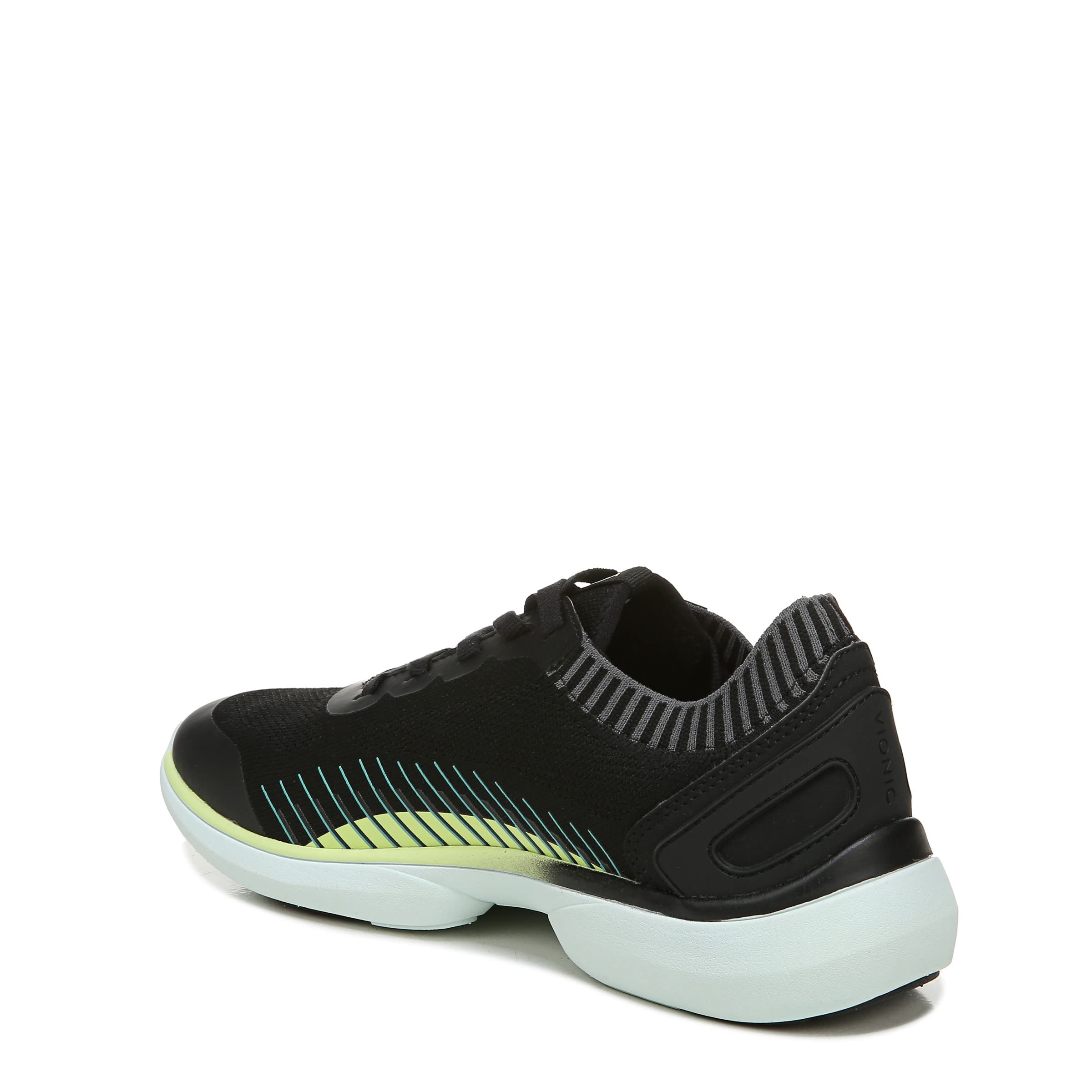 Vionic Embolden Women's Knit Slip-on Sneaker Black/Pale Lime - 8.5 Medium