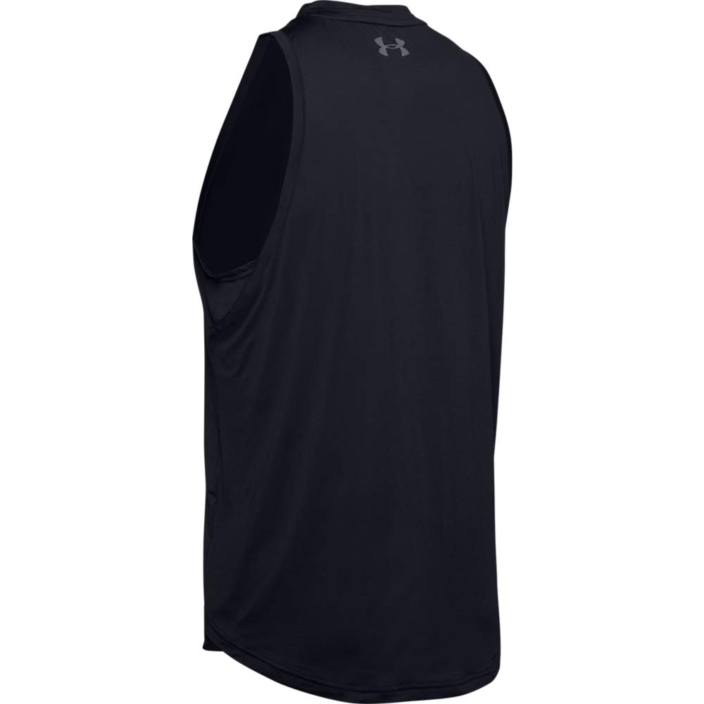 Under Armour Curry Elevated Tank, Black (001)/Pitch Gray, X-Large