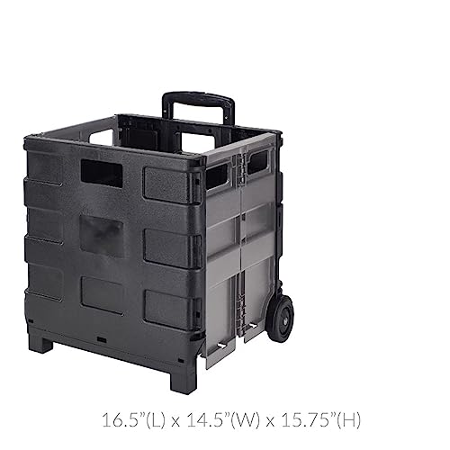 SECOLI Storage Cart Collapsible Utility Cart con con