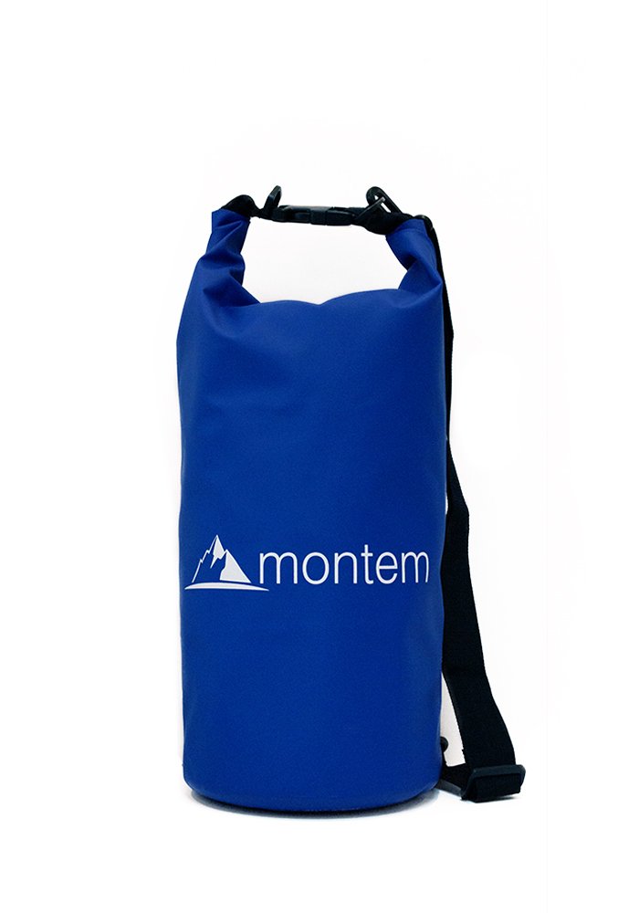 Premium Waterproof Bag/Roll Top Dry Bag - Perfect for Kayaking/Boating/Canoeing/Fishing/Rafting/Swimming/Camping/Snowboarding Crafted by Montem (Blue, 10L)