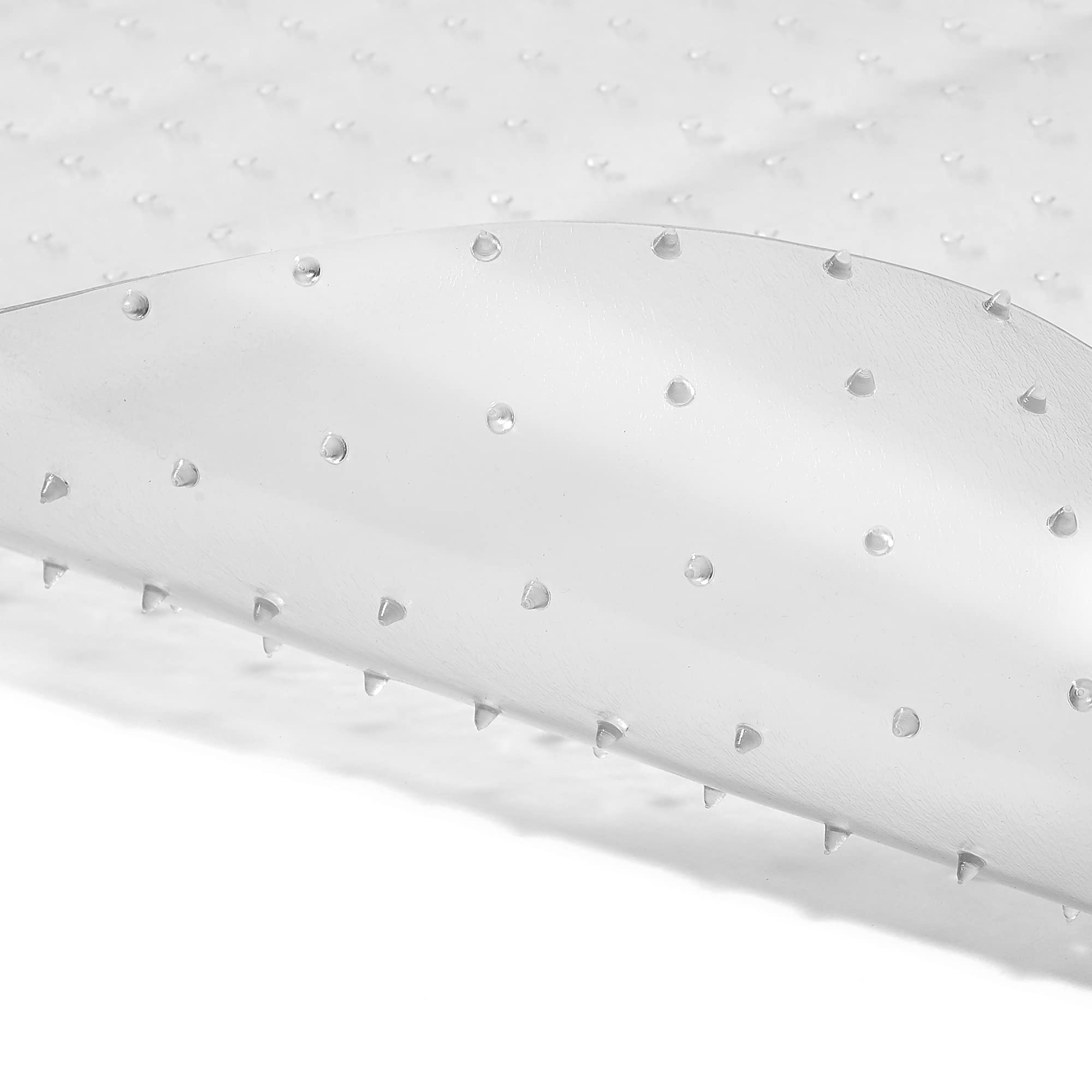 WorkOnIt 46" x 60" x2.2mm Thick Office Chair Desk Floor Mat for Low Pile Carpet, Clear