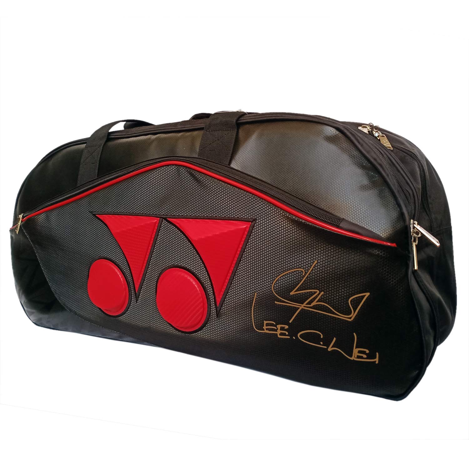Yonex Endorsed By Legend Lee Chong Wei Special Limited Edition Badminton Kitbag(Black), Foam Lined