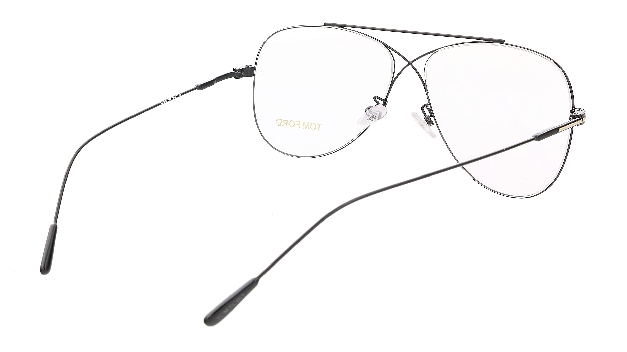 Tom Ford Criss-Cross Eyeglasses TF5531 001 Black/Gold 56mm 5531