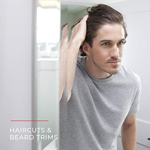 Remington Cord/Cordless Rechargeable Beard Trimmer and Haircut Kit, male,Black