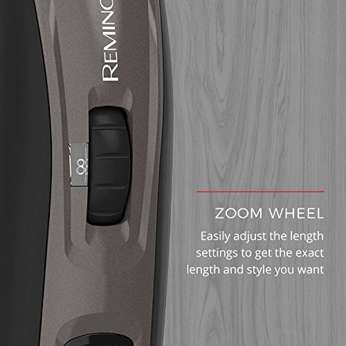 Remington MB4045B The Beardsman: Beard Boss Full Beard Trimmer Kit, Precise Detail Groomer (6 pieces), Platinum, male