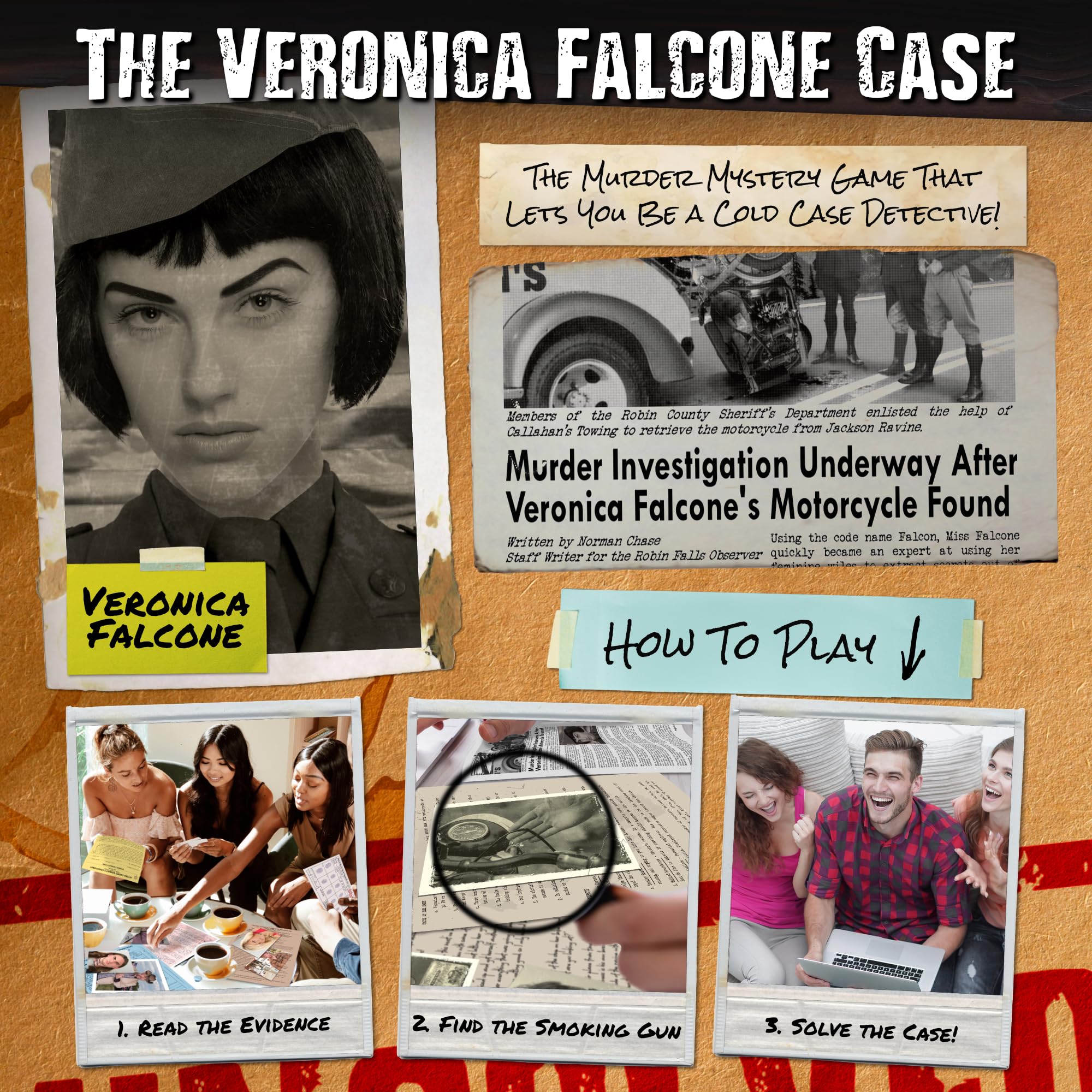 UNSOLVED CASE FILES | Falcone, Veronica - Cold Case Murder Mystery Game | Can You Solve The Crime?