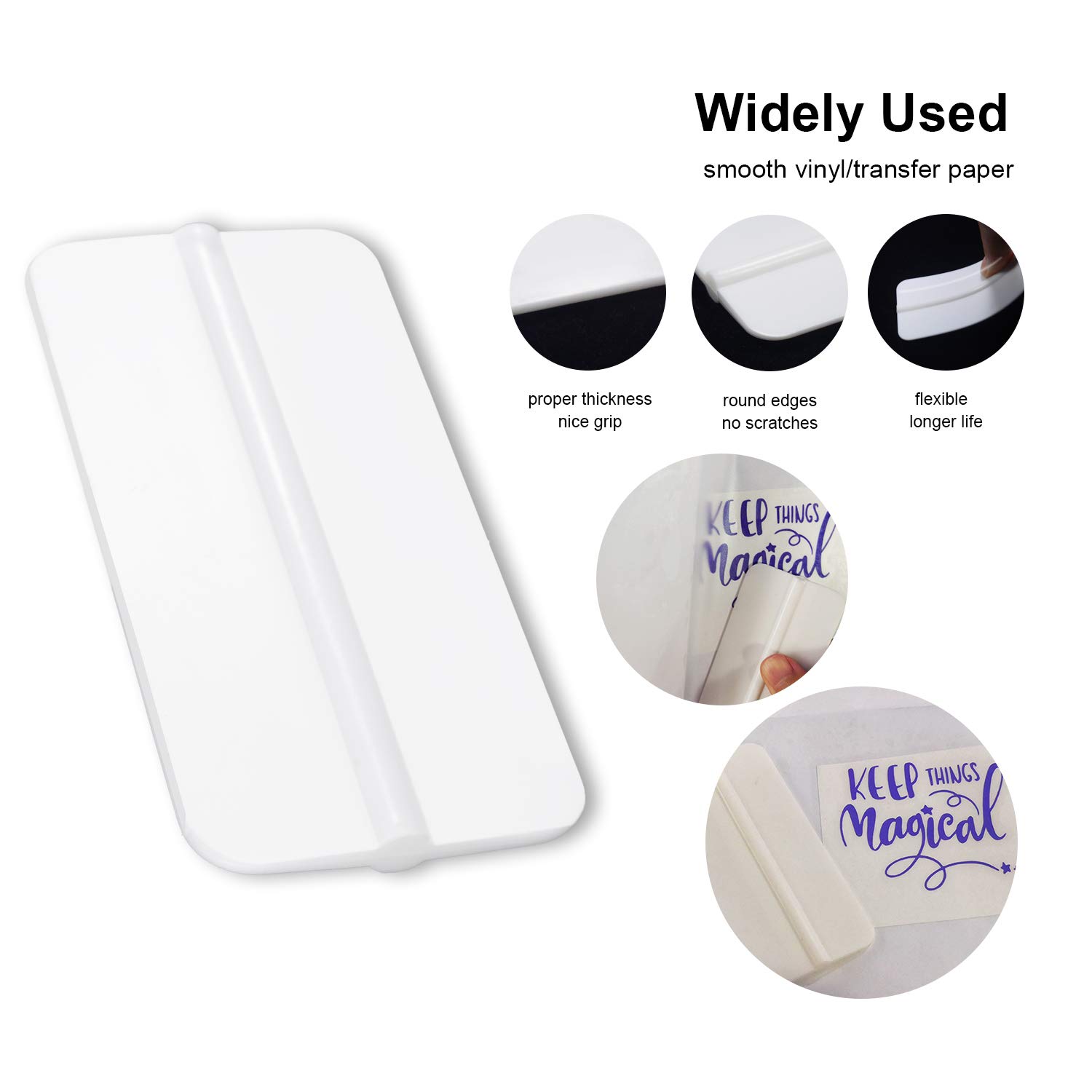 WRAPXPERT Craft Vinyl Weeding Tool Kit with Pin Pen Squeegee for Adhesive Film HTV Vinyl 4pcs/Pack