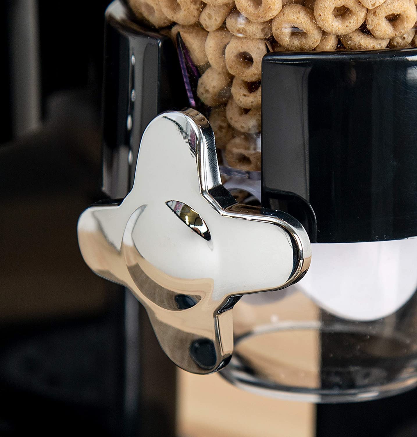 WRODA Food Dispenser Cereal Containers Storage Dispenser Food Storage Container Cereal Dispenser Countertop For Candy Nut Grain Granola Snack