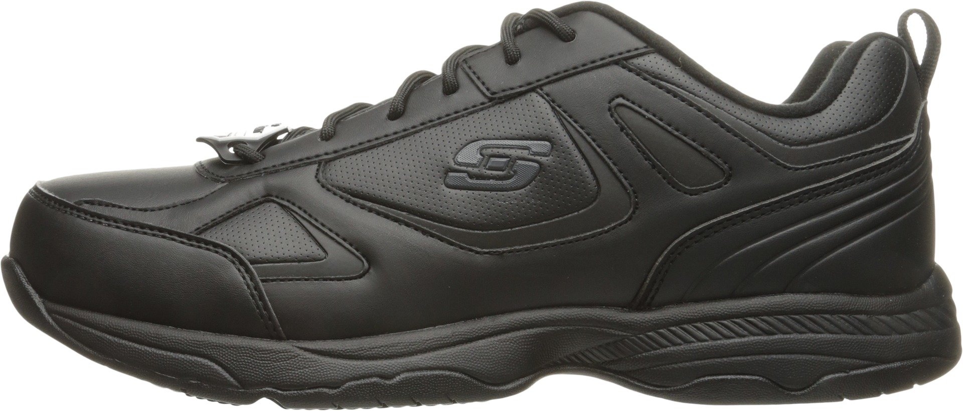 Skechers Men's Dighton Athletic Work Food Service Shoe, Black, 14