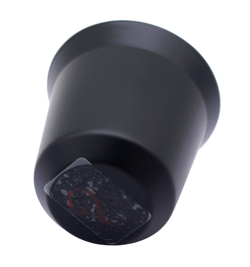 XIAOYU 304 Stainless Steel Espresso Cups Double Wall Thermally Insulated Capsule Coffee Mug, 2.71oz/80ml, Black