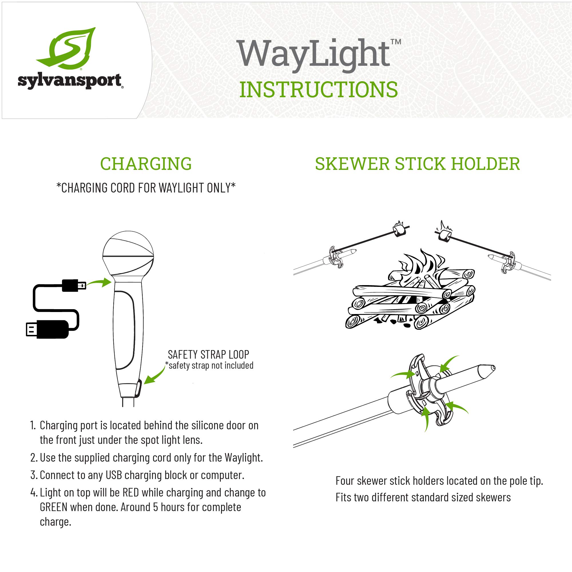 WayLight Multi-Functional Camping LED Light and Trekking Pole