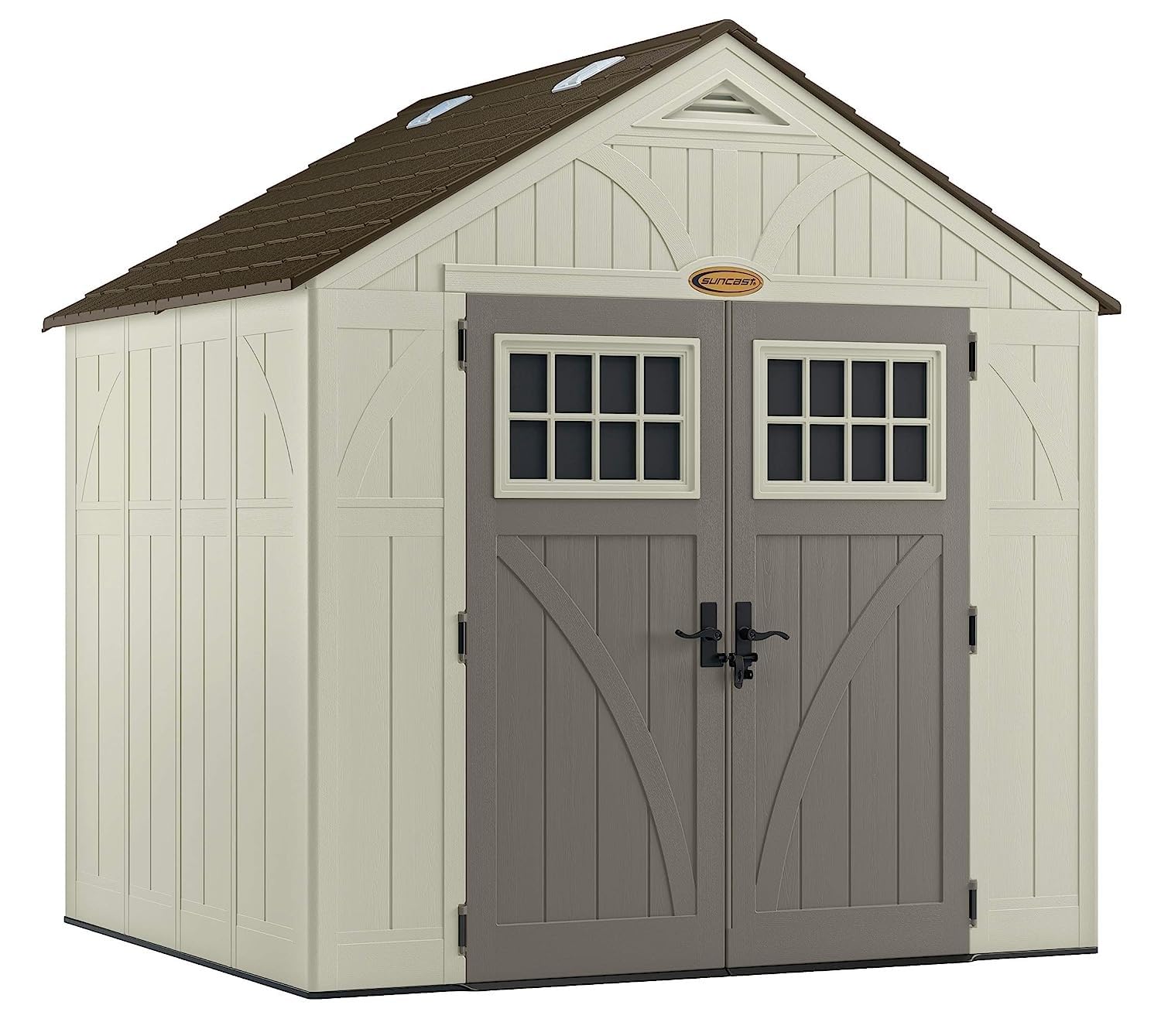 Suncast BMS80 Customizable Extension Kit for Tremont Shed, Vanilla