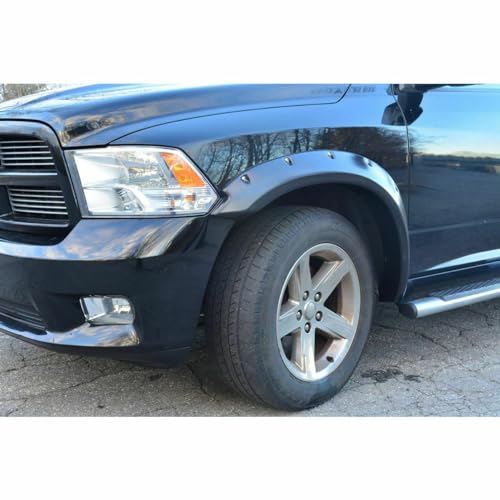 SQAMOR 4pcs Fender Flares Front Rear Left Right Driver Passenger Durable ABS Plastic Bolt-On Pocket Riveted Style Kit TF10107 1ABFK00021