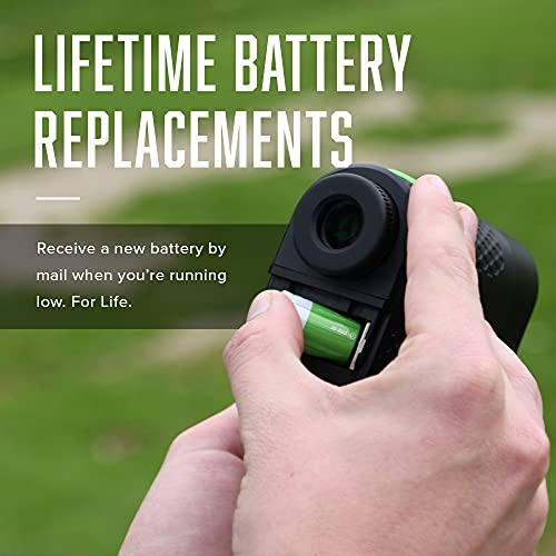Precision Pro Golf NX7 Pro Slope Rangefinder, Golf Rangefinder, Golf Accessories, 6X Magnification, Tournament Legal, Weather Resistant, Adaptive Slope, 600 Yard Range